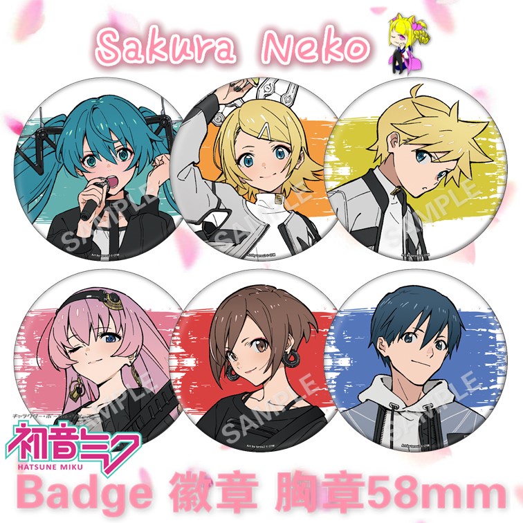 Hatsune Miku Hatsune Miku Hatsune Miku Vocaloid Anime Button Badge ...