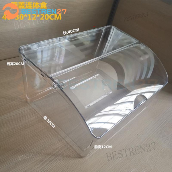 Hamster Cage Acrylic Transparent Reptile Breeding Box Crab Fish Turtle ...