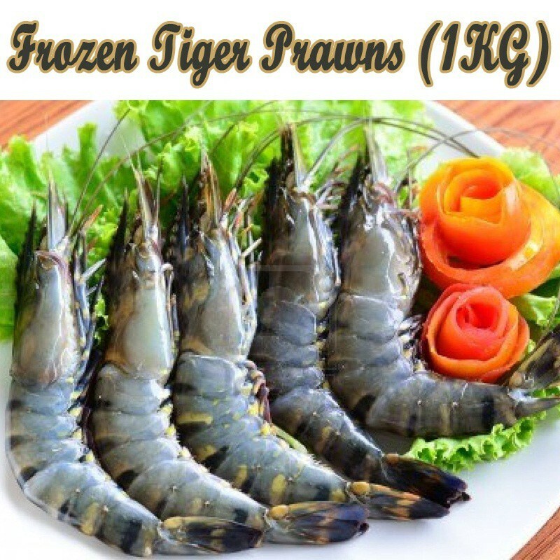 [YOCORN] HOSO Tiger Prawns 26/30 老虎虾 (26-30PCS/1KG/PKT) - Frozen ...