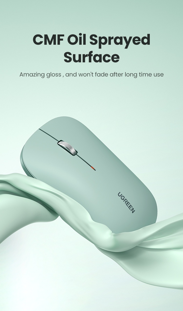 UGREEN Wireless Silent Mouse 4000 DPI For Computer Laptop PC Mice ...
