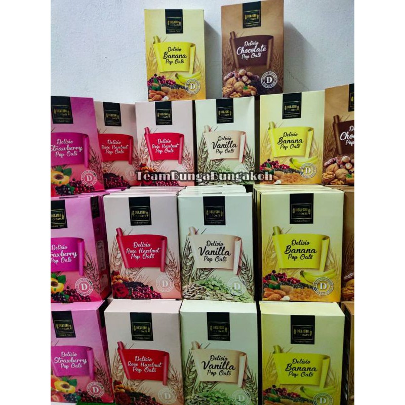 NH.CO + DELISIO CHOCOLATE VANILLA STRAWBERRY ROSE HAZELNUT BANANA POP ...