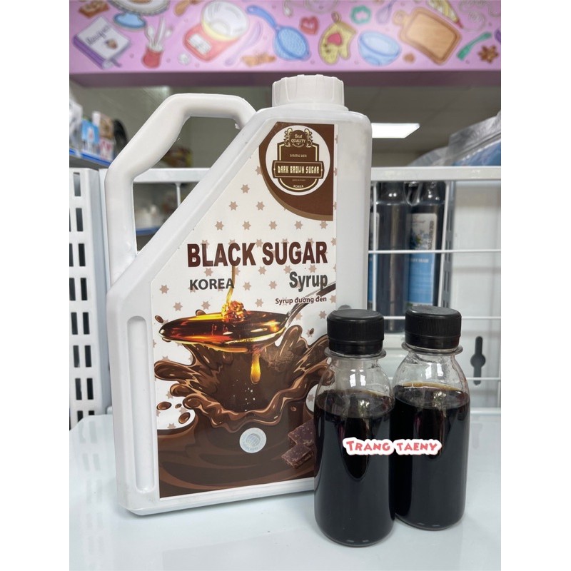 Korean black sugar syrup 100ml (Separated from 2L whole bottle ...