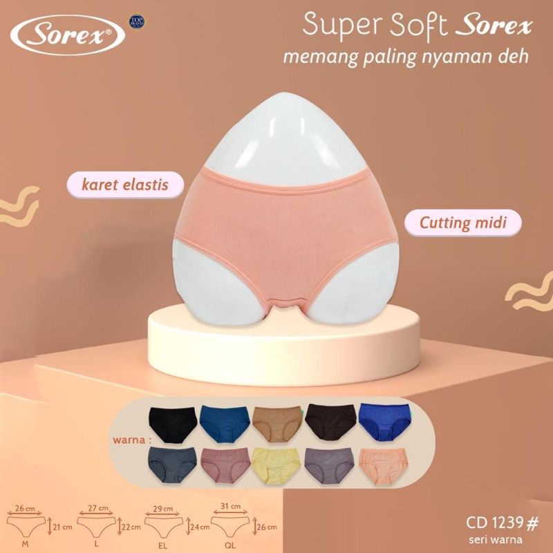 6 pcs CD SOREX 1239 l WOMEN'S UNDERWEAR SOREX 1239 (6 pcs) I SUPER SOFT ...