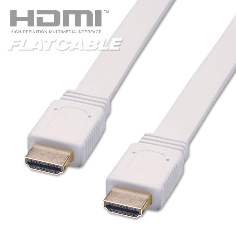 UPLift HDMI Flat Cable 1.5 Meters (Available Colors White, Blue, Red ...