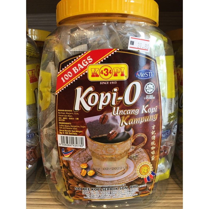 [Sai Kee] Kopi-O 434 Muar Village Coffee Sachets | Shopee Singapore