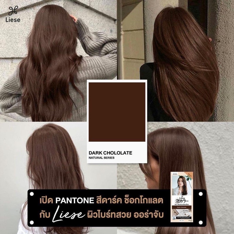 LIESE Bubble Haircolor Natural Series Dark Chocolate That Will Help Add ...