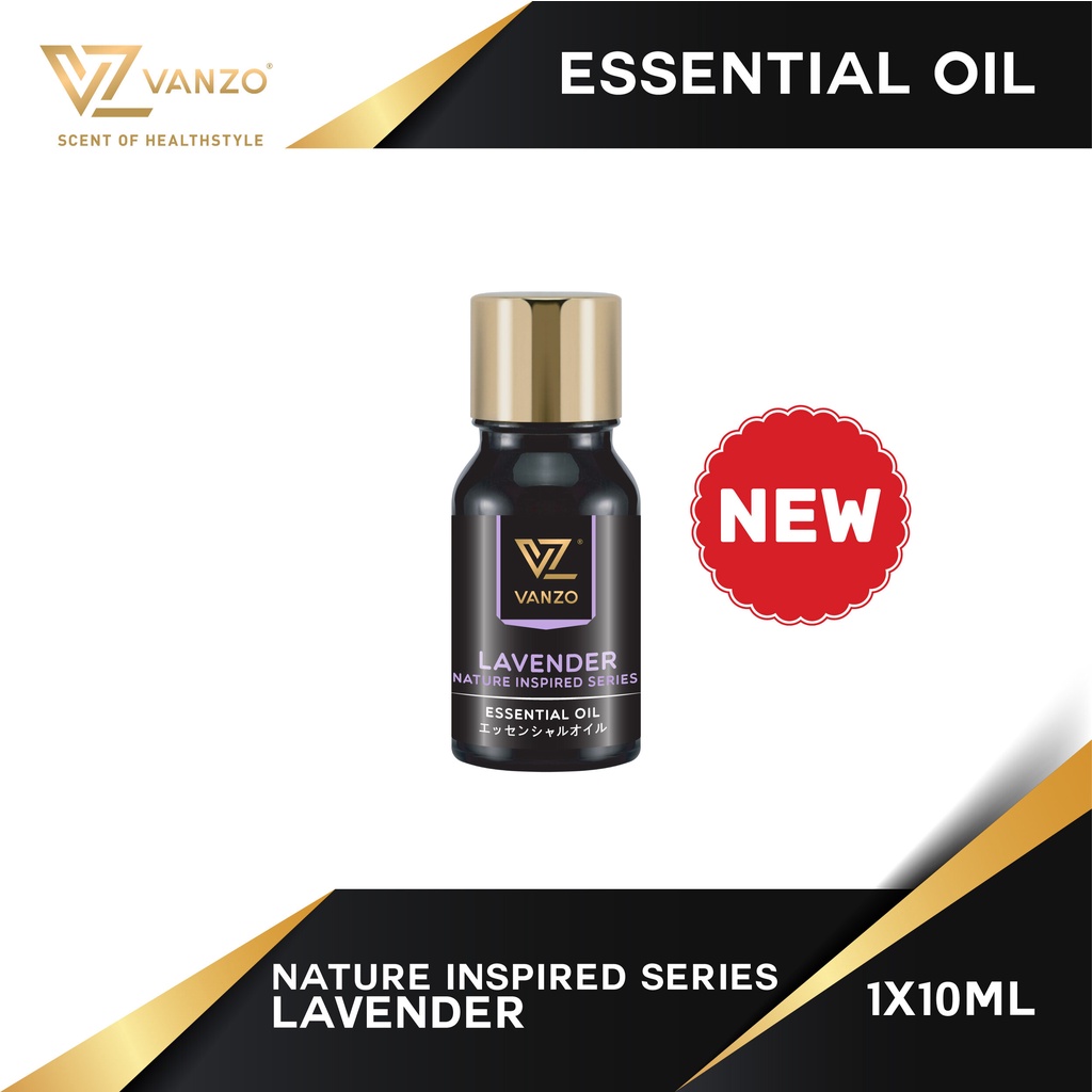 VANZO Lavender - [Hotel-Inspired Series] Essential Oil (10ml) | Shopee ...
