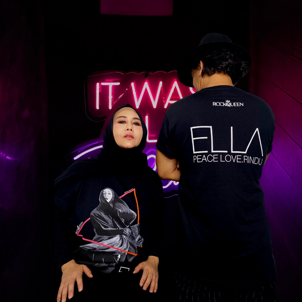 T-shirt Merchandise Ella Edisi Terhad Design Triangle | Shopee Singapore
