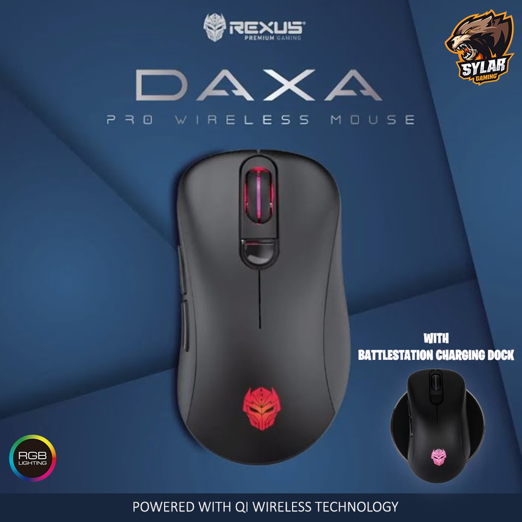 Rexus DAXA Pro Wireless Gaming Mouse | Shopee Singapore
