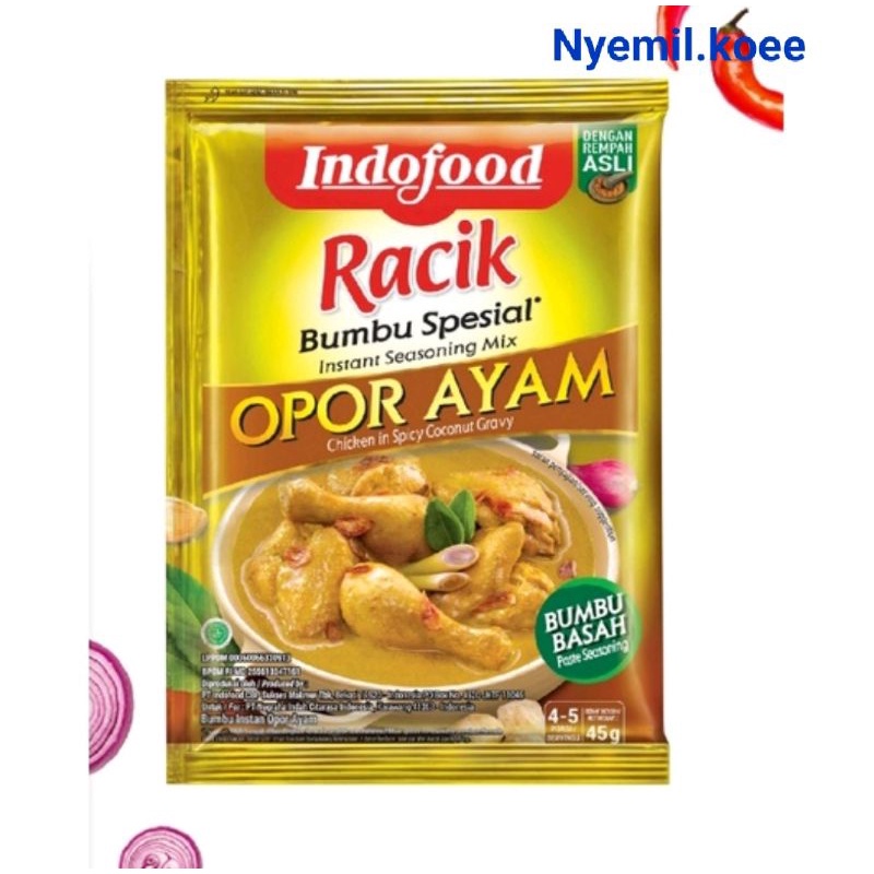 Indofood Special Racik Seasoning Chicken Opor Flavor 45 gr | Shopee ...