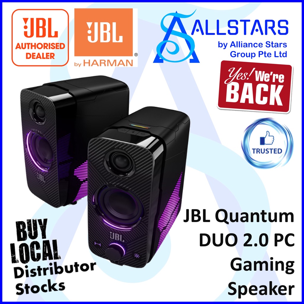 JBL Quantum DUO 2.0 PC Gaming Speaker (Warranty 1year with Local ...