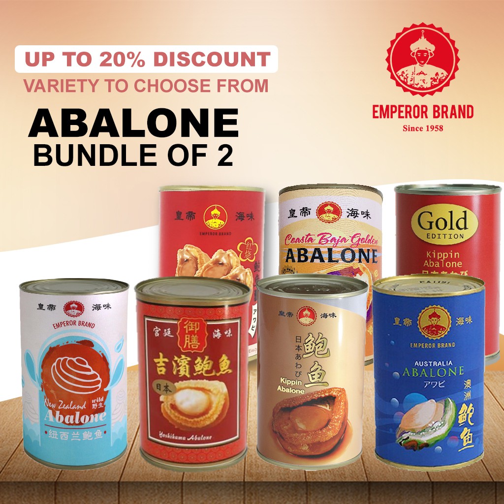 Yoshihama Abalones DW 180gm / Japan Kippin Abalones DW 80gm X 2 cans ...
