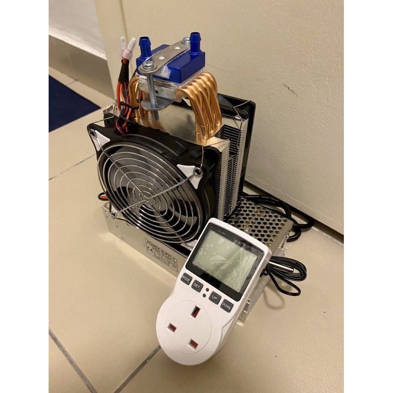 Aquarium Chiller Cooler Peltier 45L 12cm Dual Fan 170w for Shrimp Fish ...