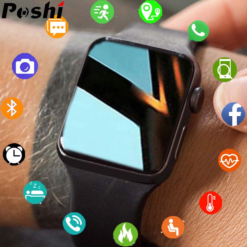 POSHI Smart Watch For Men Women Waterproof Bluetooth Call Sport Watch ...