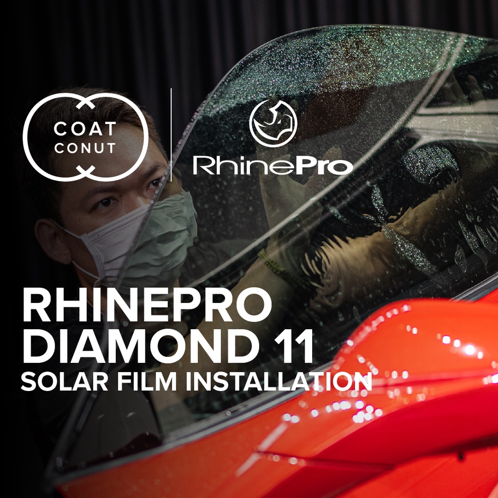 Coatconut RhinePro Diamond 11 Series Solar Film (heat rejection window ...