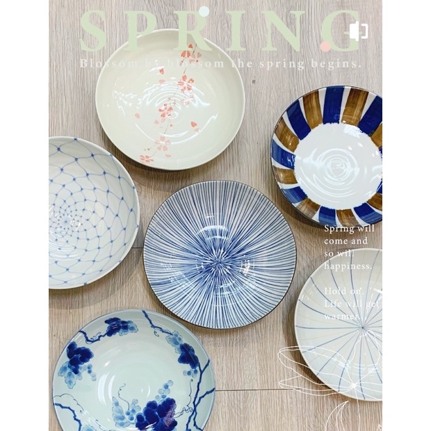 Made In Japan SANPOU 68 Deep Dish Sanfeng 8 Inch Soup Plate/Hot Pot ...