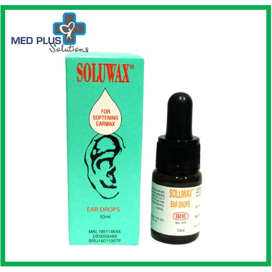 Soluwax Ear Drop (To soften earwax)10ml (EXP:9/2025) | Shopee Singapore