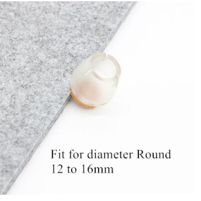 Table Chair Leg Caps 12Pcs Chair Leg Caps Rubber Feet Protector For ...
