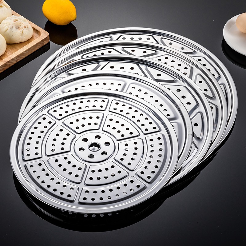 Stainless Steel Steamer Plate Steaming Tray Hidangan Kukus Stainless ...