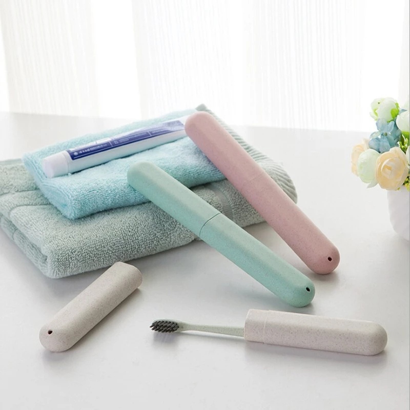 Portable Toothbrush Case Travel Toothbrush Storage Box Protective Cover ...