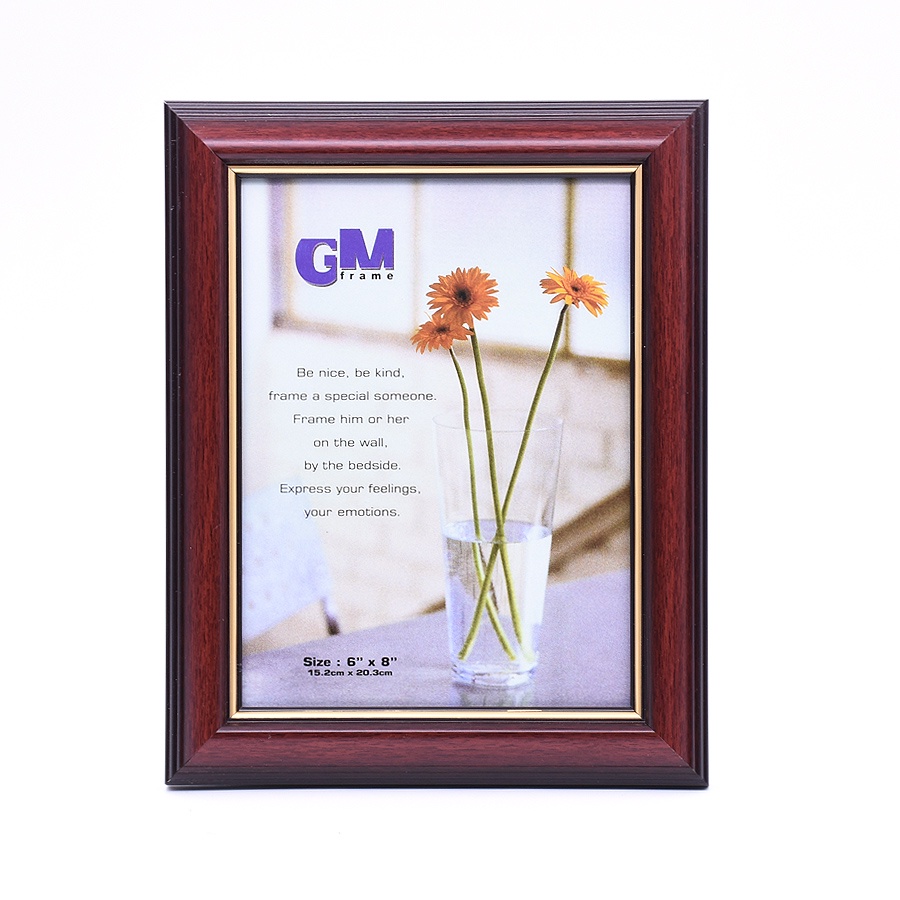 Burgundy Wooden Frame with Gold Lining | Picture Frame | Photo Frame ...