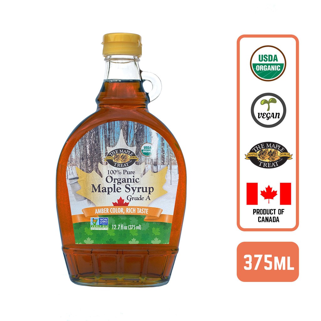[Bundle of 2] Foodsterr Organic Maple Syrup 375ml | Shopee Singapore