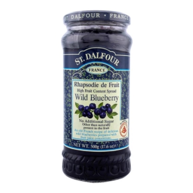500g LARGE Wild Blueberry St Dalfour Sugar FREE High Fruit Content ...