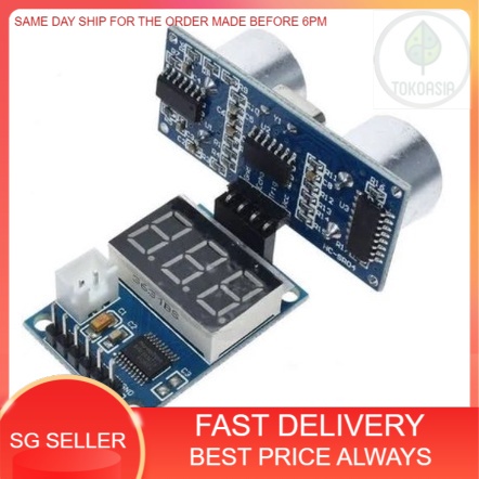 (Local Stock) HC-SR04 Ultrasonic Distance Measuring Sensor Module LED ...