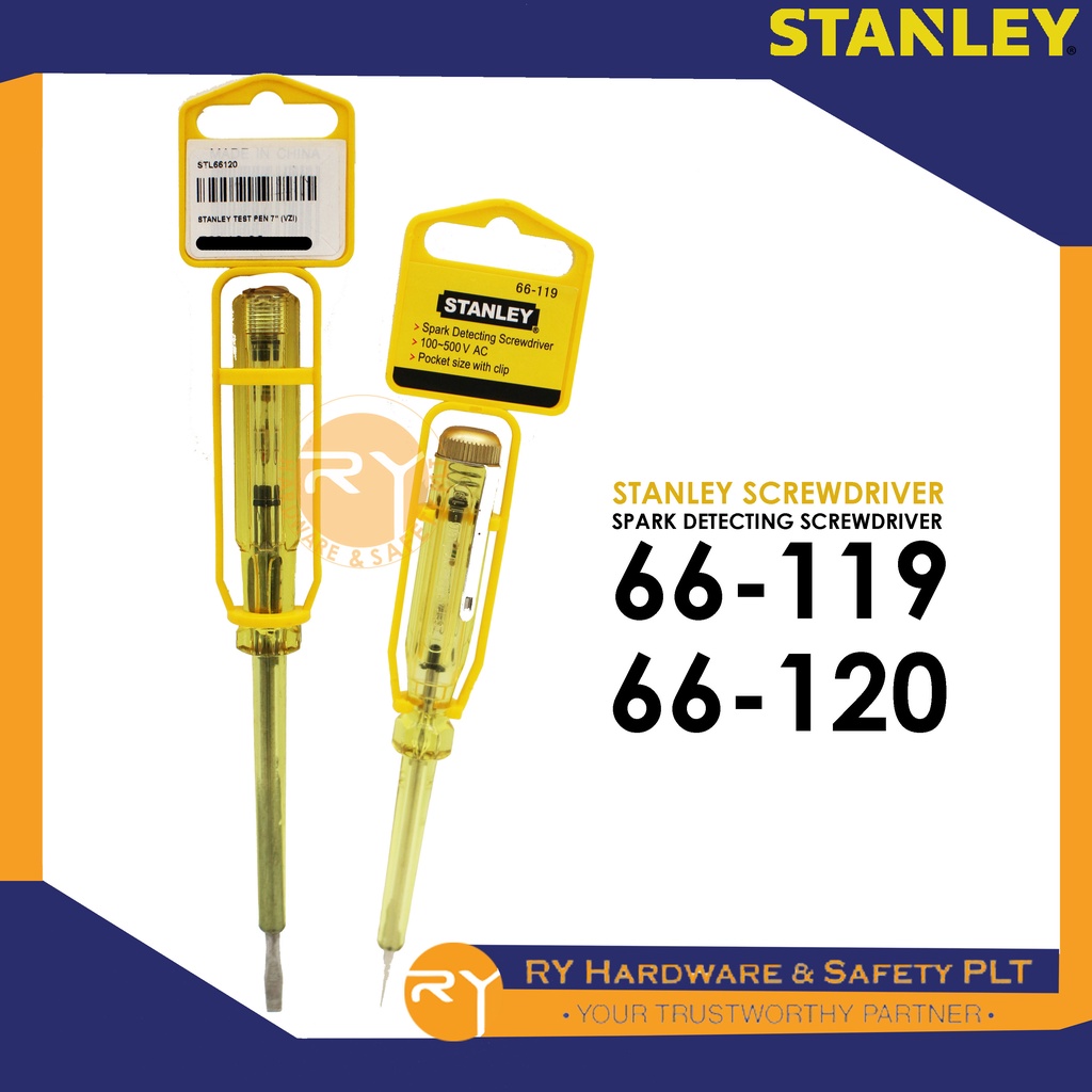 STANLEY | SPARK DETECTING SCREWDRIVER Test Pen | Shopee Singapore