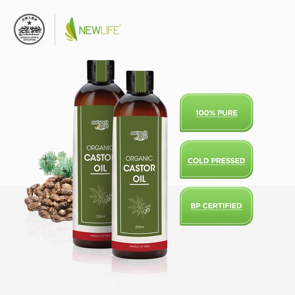 NewLife Twin Pack Organic Castor Oil (2 x 250ml) | Shopee Singapore