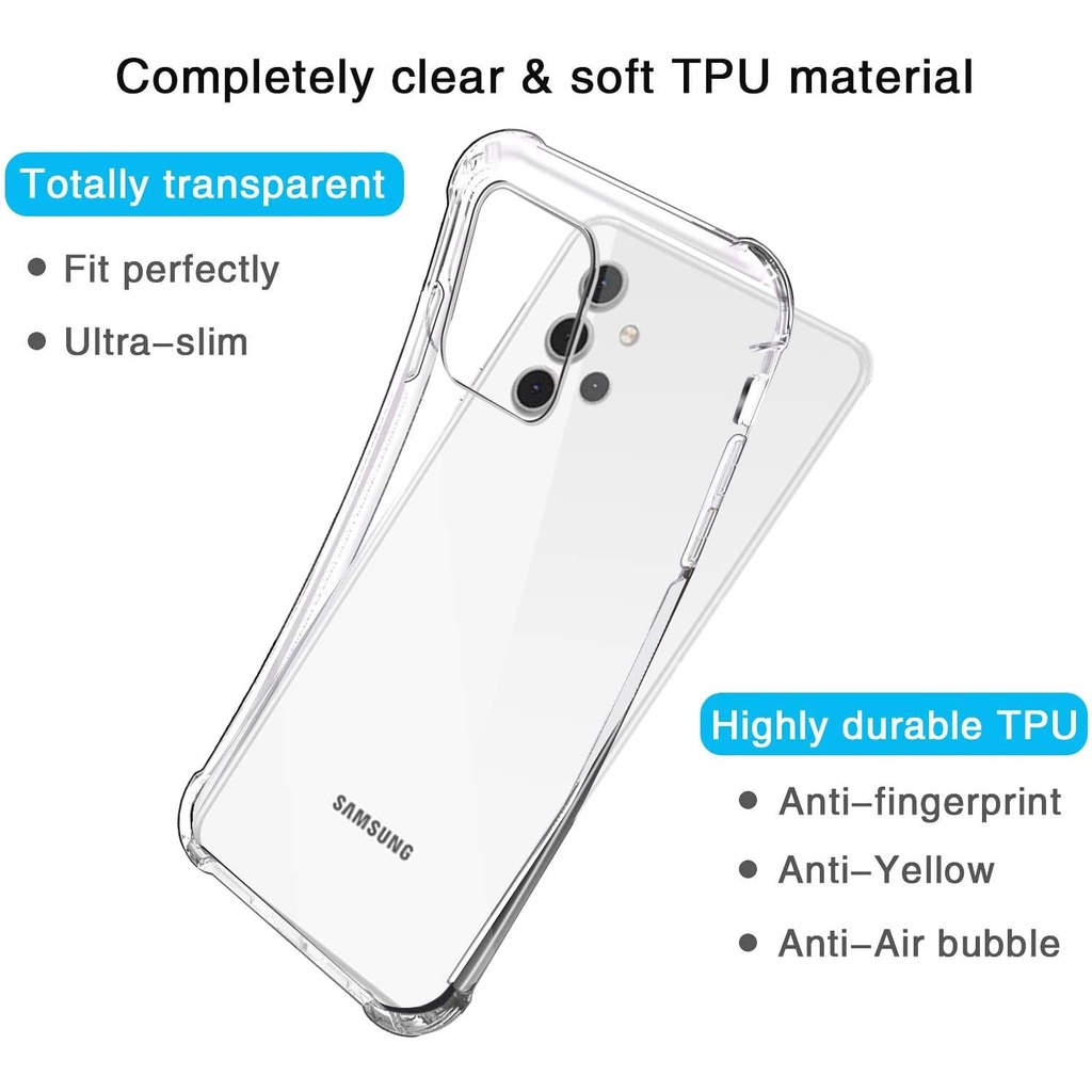 Shockproof Soft Phone Case For Samsung Galaxy A06 A16 A56 A36 A26 A07 A17 A55 A35 A05 A05s A52s ...