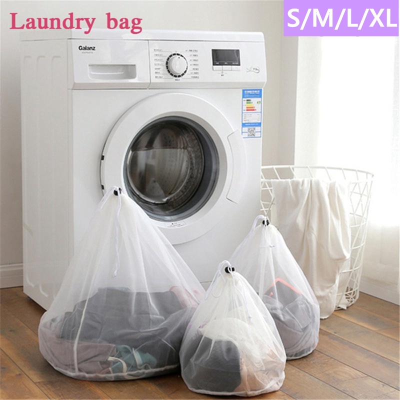 Washing Machine Divider Mesh Net Bags Laundry Bag Large | Shopee Singapore