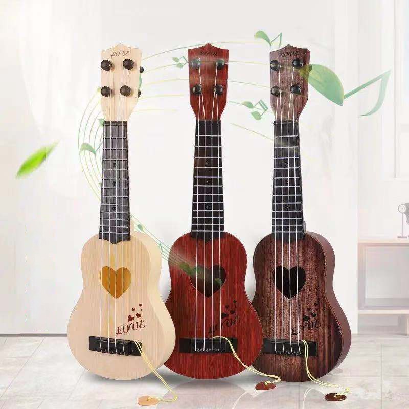 Children Ukulele Kids Toy Nylon String Small Guitar Ukelele Educational ...