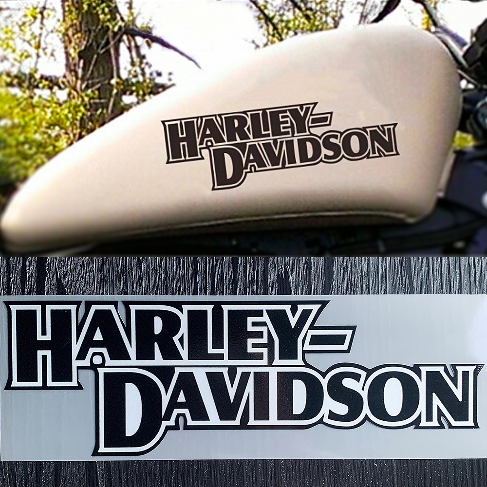 Reflective Motorcycle Sticker Fuel Tank Decals Logo for Harley | Shopee ...