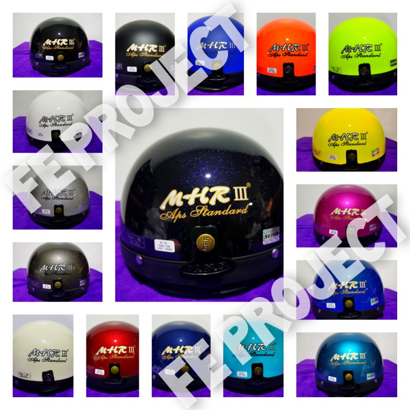 MHR Helmet Separuh 1/2 Half Cut | Shopee Singapore