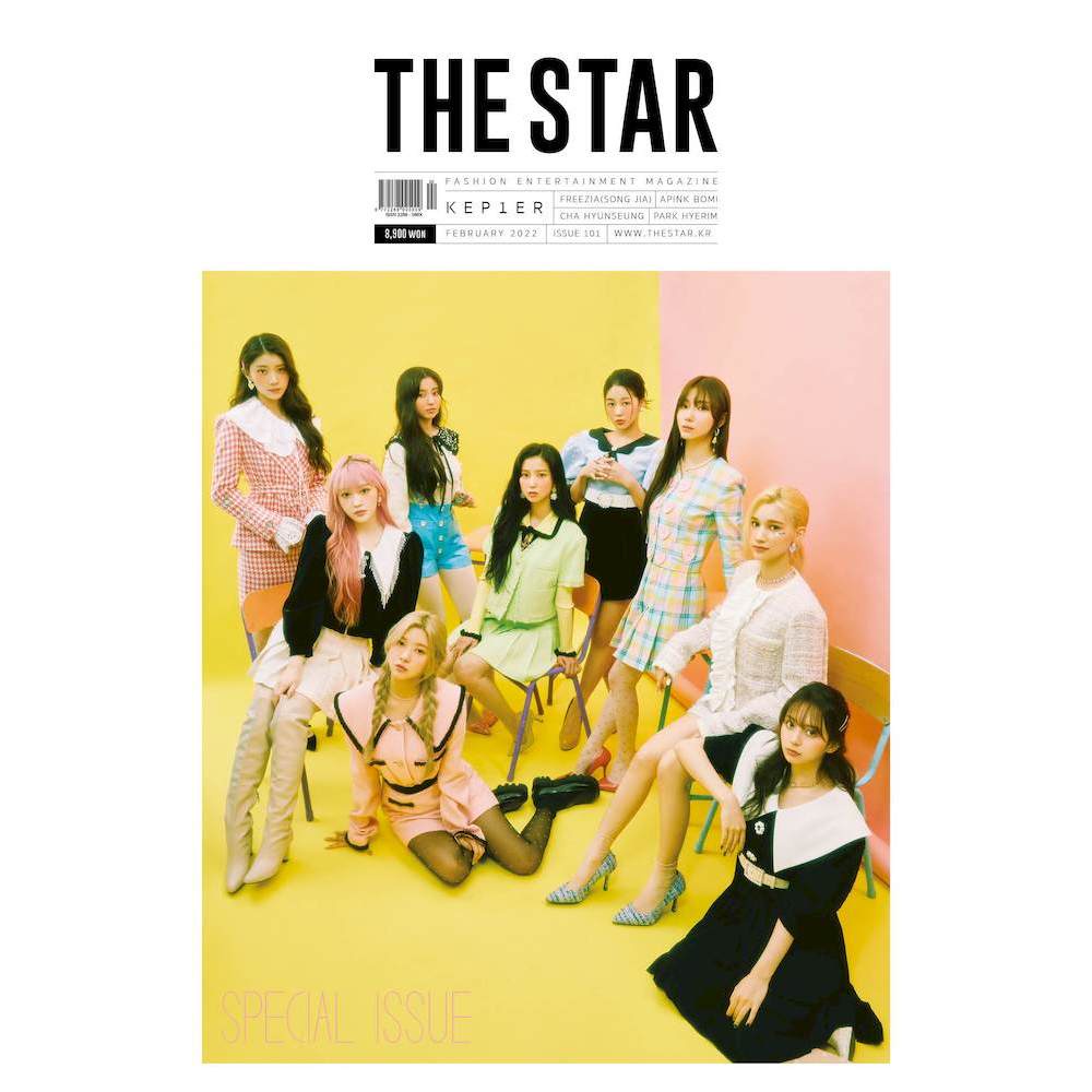 K KPM-THE STAR (Korea) February Issue 2022 Kep1er Cha Hyun Seung Korea ...