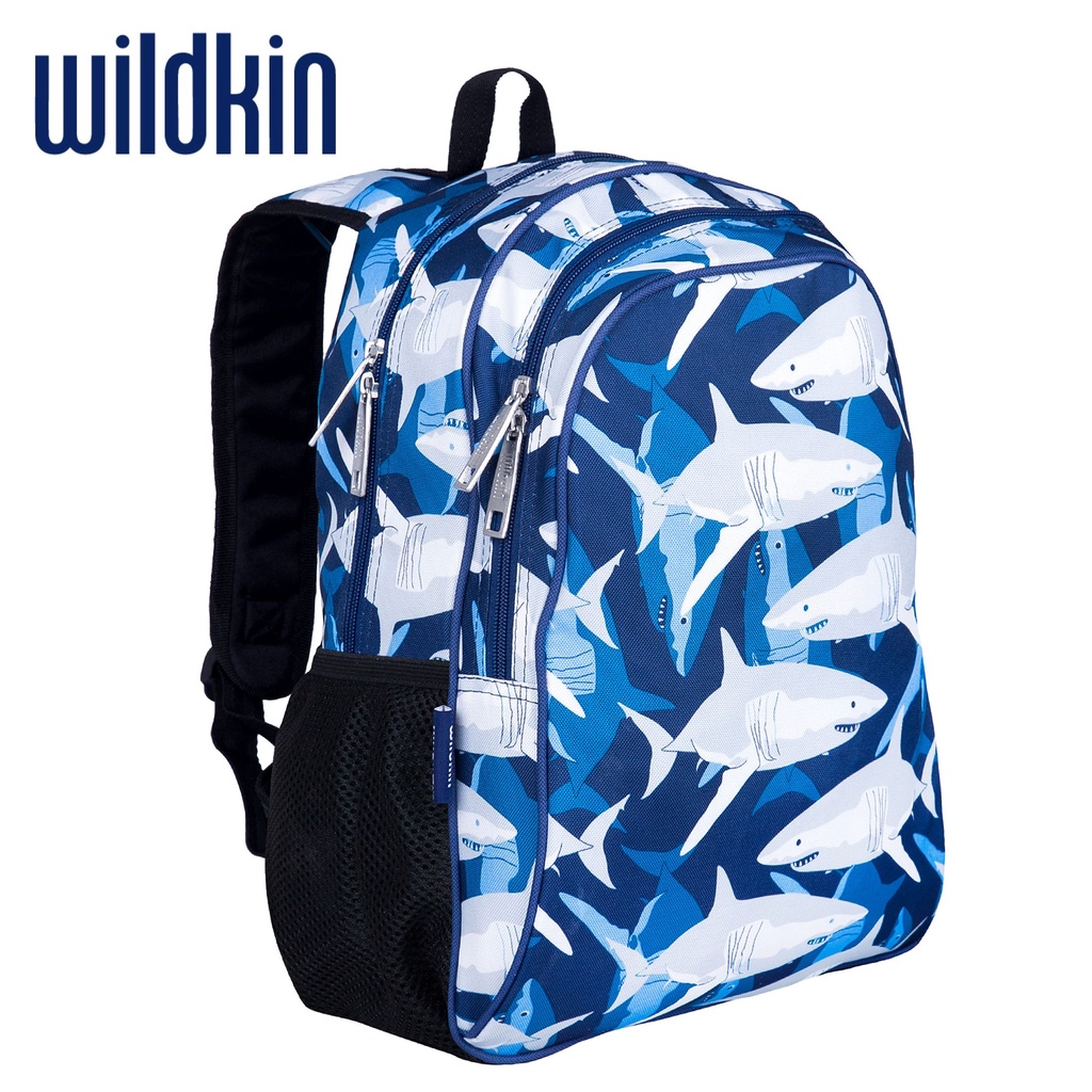 Wildkin Sharks Sidekick Kids Backpack Boys School Bag (Childcare ...
