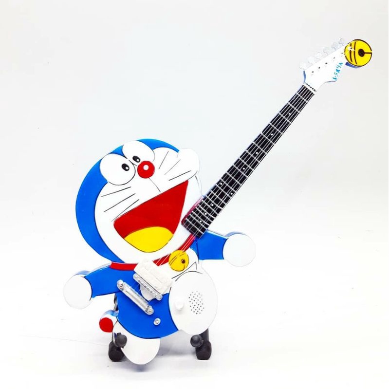 HIASAN DINDING Miniature Guitar Esp X Doraemon Miniature Display Home ...