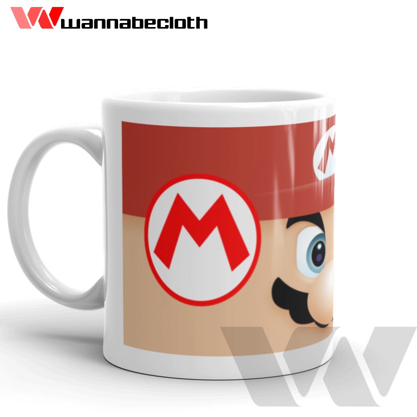 Glass Super Mario Bros Mug Super Mario Mug Kids Mug Custom Porcelain ...