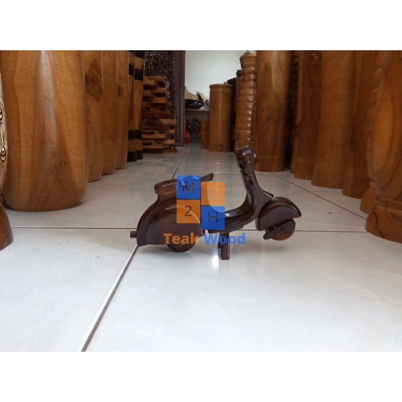 KAYU Miniature vespa/vespa/vespa Teak Wood Original Blora/Miniature ...
