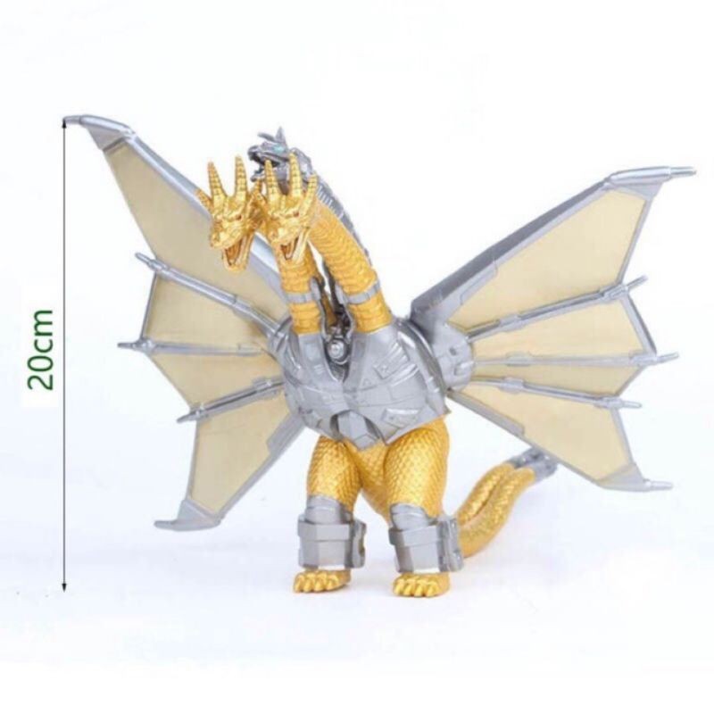 20cm Godzilla monster mecha King ghidorah gidora 3 head dragon figure ...