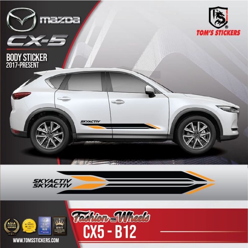 MAZDA CX-5 CAR BODY STICKER SET CX5 - B12 | Shopee Singapore