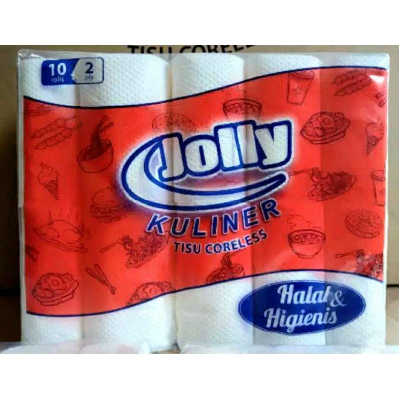 Jolly Roll Tissue 10 Coreless Jolly Culinary Roll Tissue SG | Shopee ...