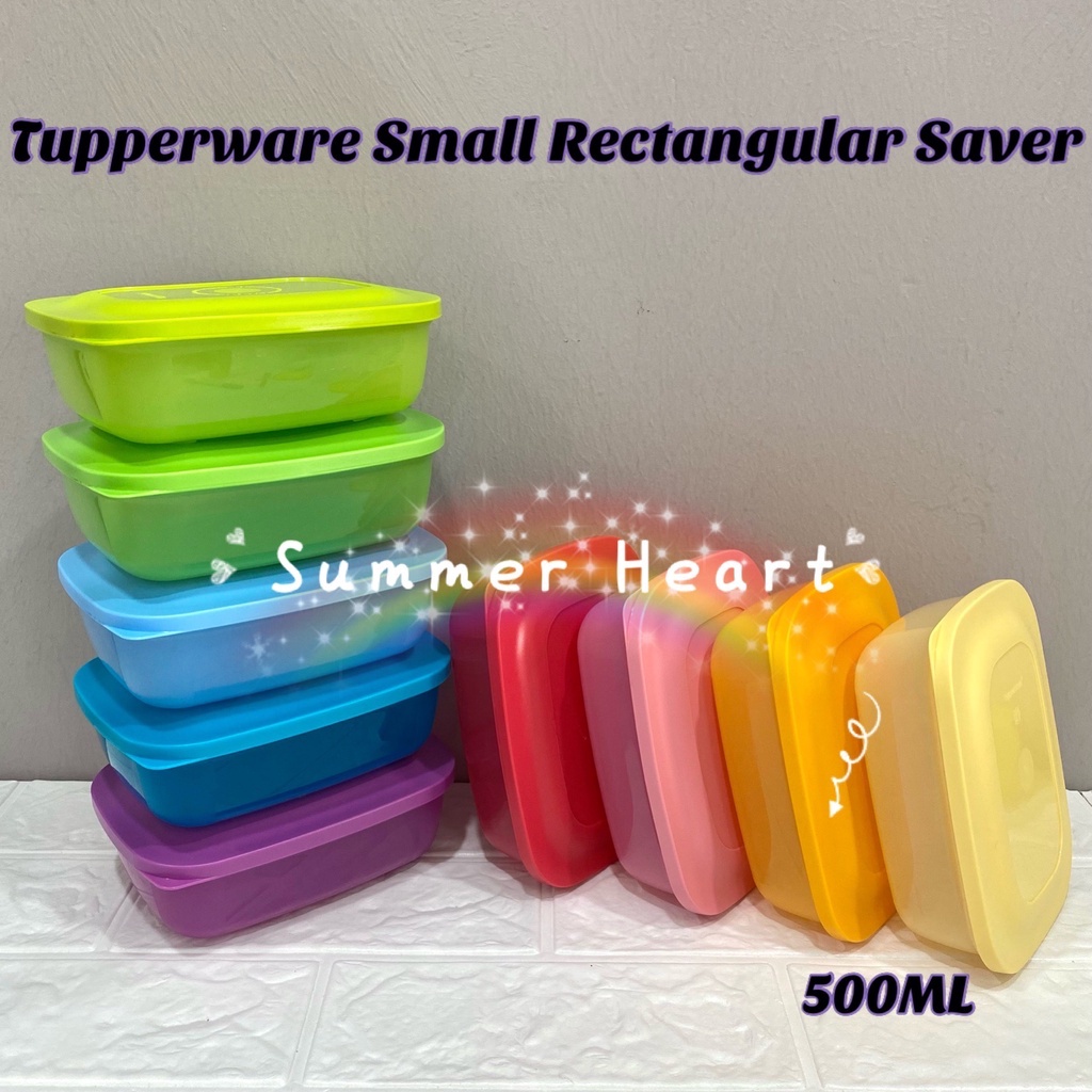 Tupperware Small Rectangular Saver 500ml (1PC) | Shopee Singapore