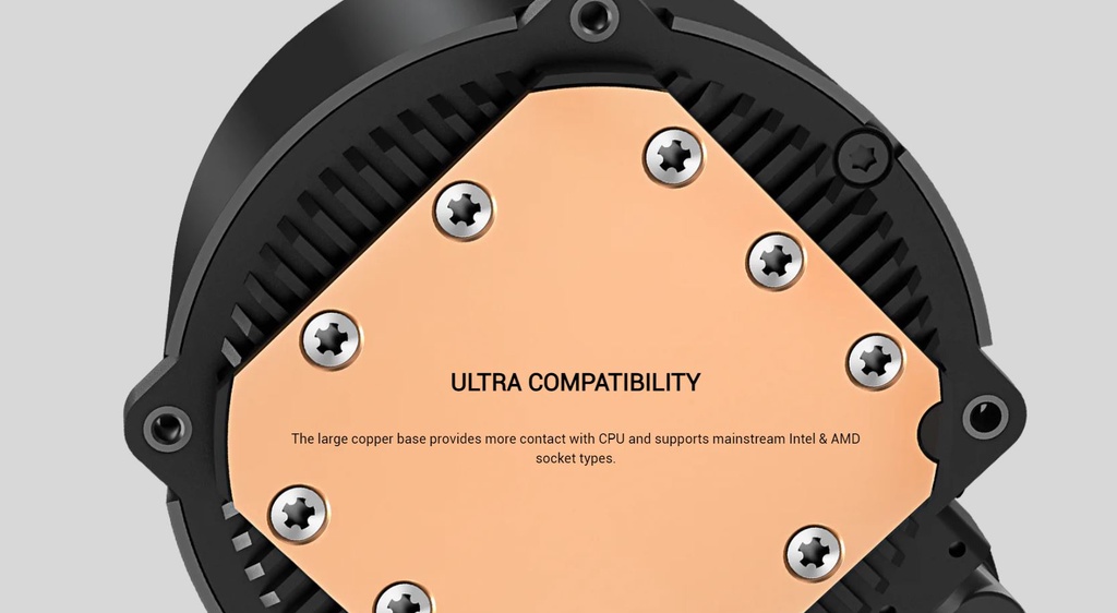 Deepcool Gammaxx L360 ARGB AIO, 360mm Radiator, ARGB XL Pure Copper CPU ...