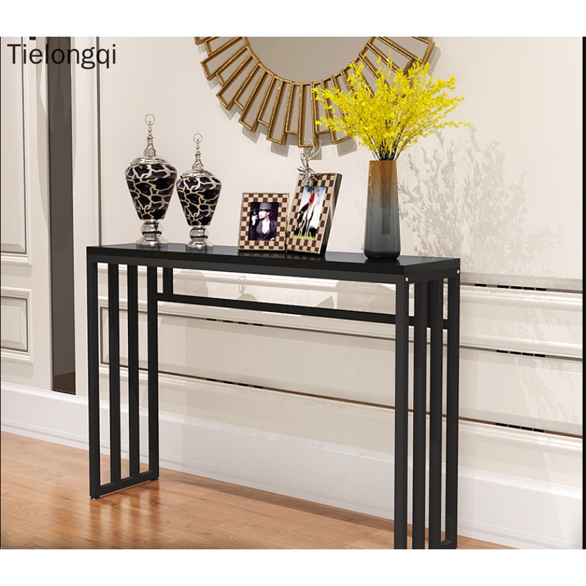 Reyu Porch table console table modern minimalist living room bar case ...