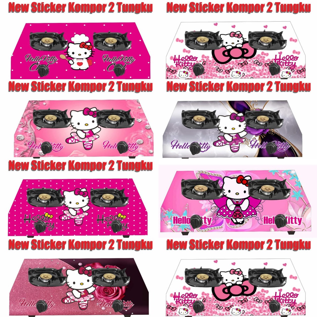 Hello KITTY SQUARE AND ROUND 2 FUNERAL STOVE STICKER (50X100CM ...