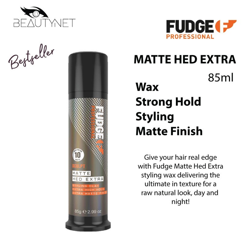 Fudge Professional Matte Hed Extra, 85ml (NEW) - Strong Hold Texture ...
