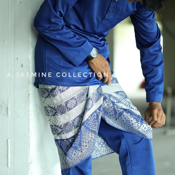 PUTIH Sampin Songket Ready To Sew 2-2.5m Side Exclusive Weaving | Side ...