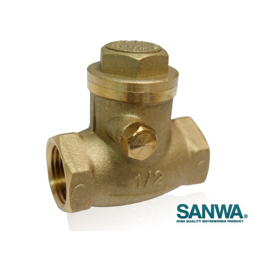 SANWA swing check valve 1-1/2 Inch Brass Non Return | Shopee Singapore